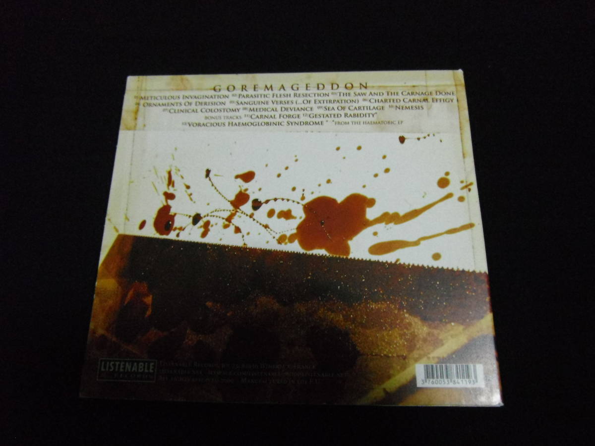 ABORTED アボーテッド / GOREMAGEDDON : THE SAW AND THE CARNAGE DONE 輸入盤 CD ブルー ...