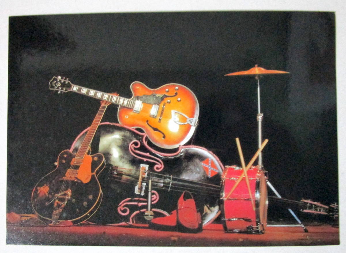 90s Vintage Postcard The Rockats Live At The Ritz ザ ロカッツ ポストカード GRETSCH ...
