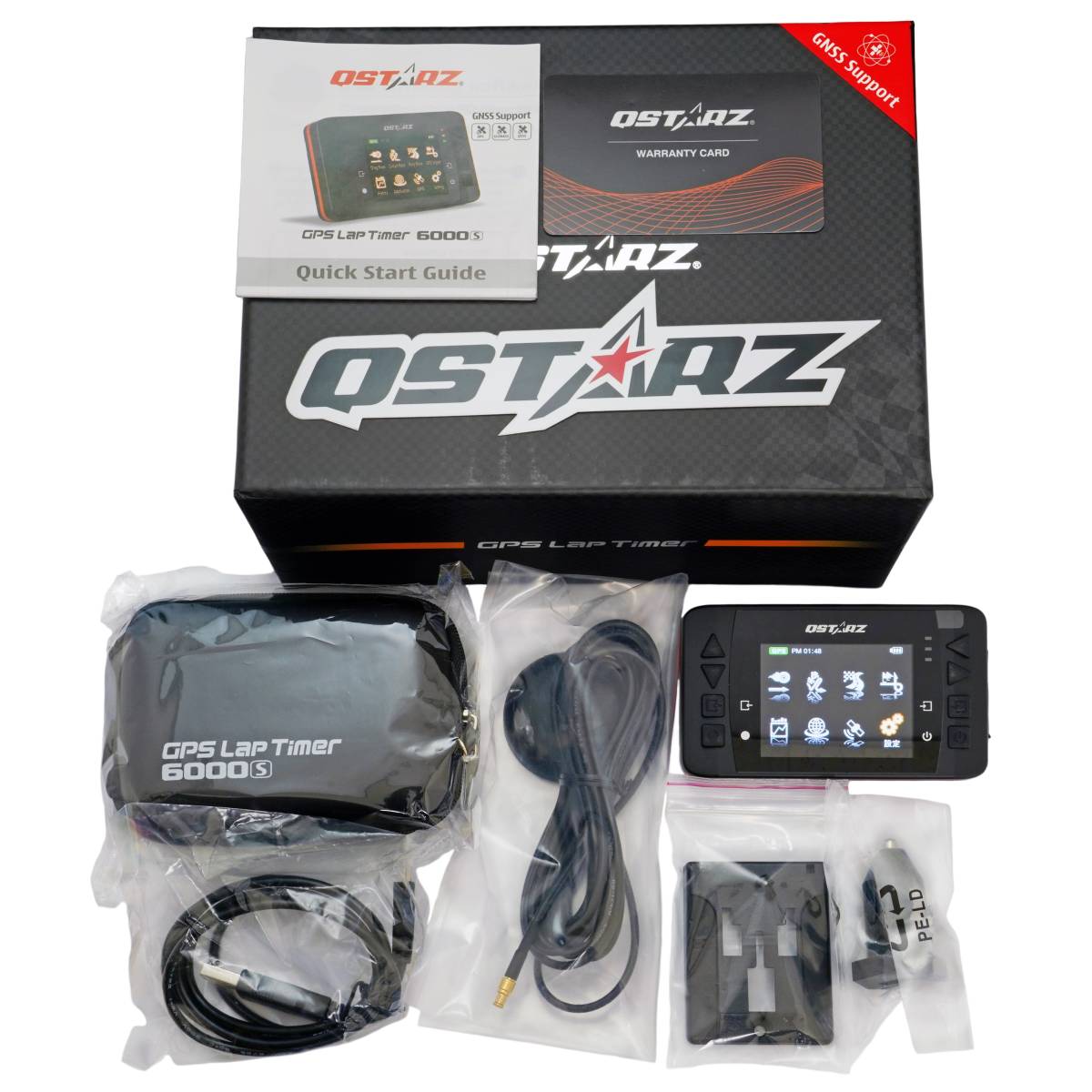 最新版 QSTARZ/GPS Lap Timer 6000S/GNSS/GPS/ラップ計測/みちびき対応/キュースターズ/追加メーター(その他 ...