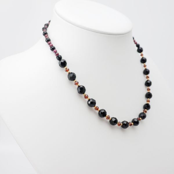 E327 ガーネット オニキス SILVER刻印 ゴールド シルバー ネックレス(オニキス)｜売買されたオークション情報、yahooの商品情報 ...