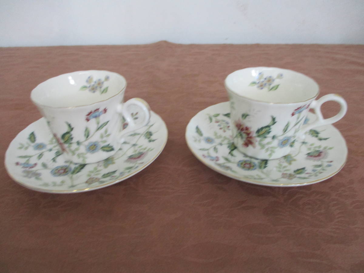 カップ＆ソーサー 2客 EXeEED BON BY KEITO 少々色落ち 汚れあり tm2103-17-14(コーヒー、ティー兼用)｜売買さ ...