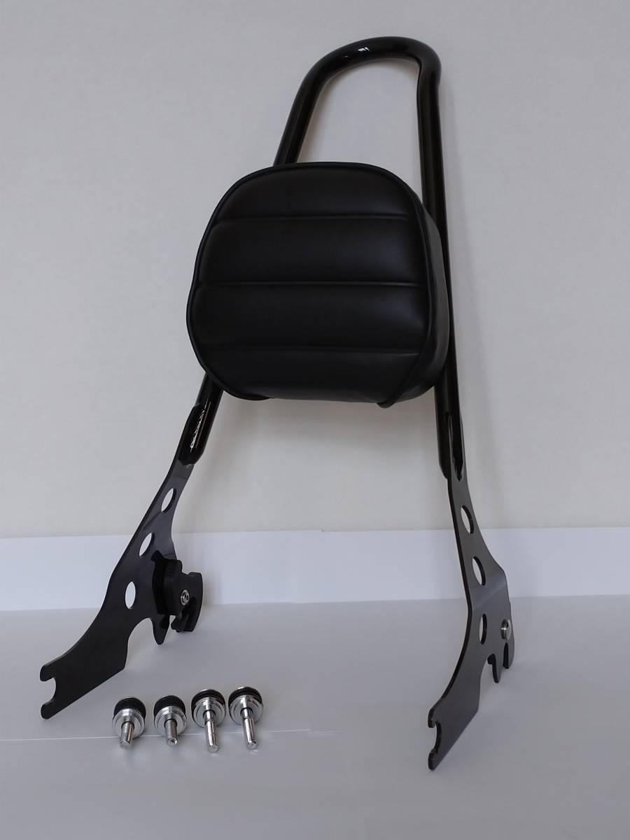 ハーレー 純正 デタッチャブル シーシーバー アップライト 51146-10A パッセンジャー バックレストパッド 52300366 スポーツ ...