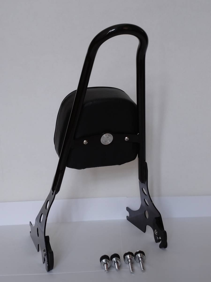 ハーレー 純正 デタッチャブル シーシーバー アップライト 51146-10A パッセンジャー バックレストパッド 52300366 スポーツ ...