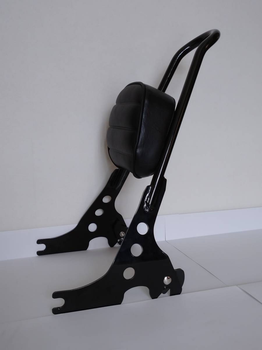 ハーレー 純正 デタッチャブル シーシーバー アップライト 51146-10A パッセンジャー バックレストパッド 52300366 スポーツ ...