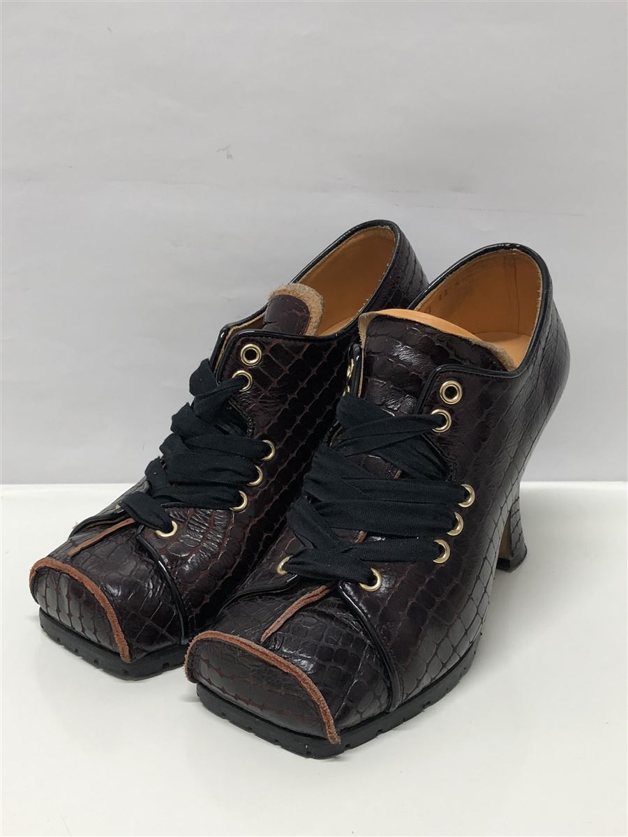 KIDS LOVE GAITE シューズ/UK5/BRW/レザー/× The Old Curiosity Shop HOG TOE HEEL ...