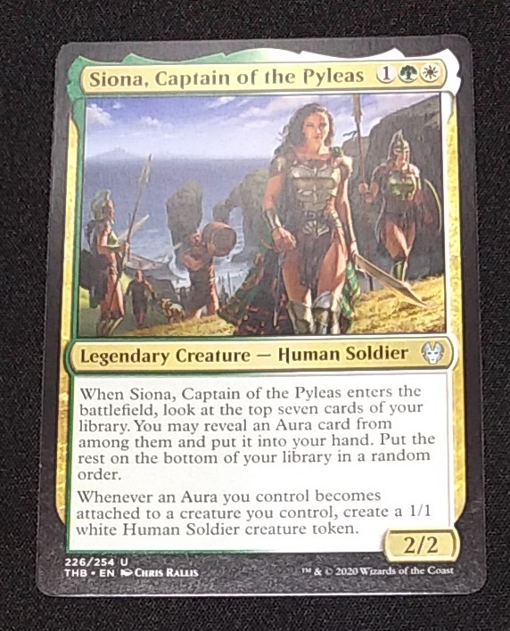 MTG 英語 テーロス還魂記 THB 226 U ピレアス号の艦長 シオーナ/Siona Captain of the Pyleas(金 ...