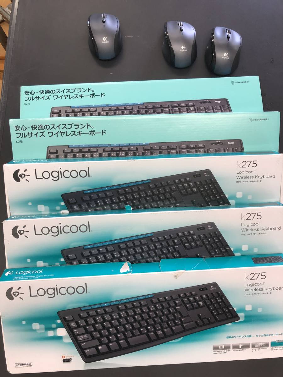 Logicool k275キーボード5台 M705マウス 3台セット(ワイヤレスキーボード)｜売買されたオークション情報、yahooの商品情報 ...