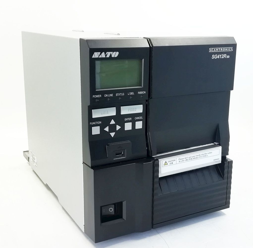 印刷 きました 動作良好 SATO ラベルプリンター SG412R-ex USB LAN パラレル 即日発送 一週間返品保証 ...