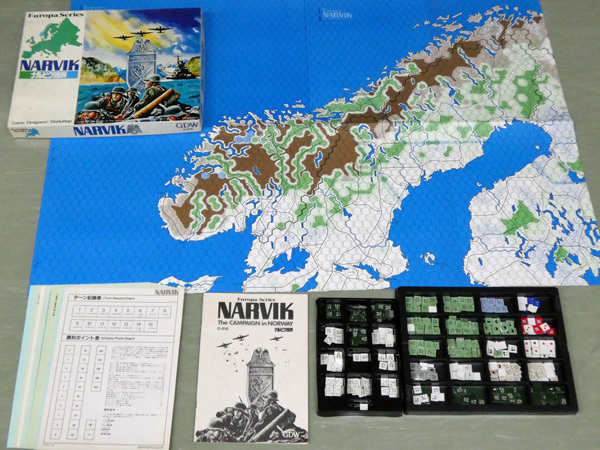 HJ/GDW NARVIK Europa Game IV / ナルビク強襲(ウォーゲーム)｜売買されたオークション情報、yahooの商品情報を ...