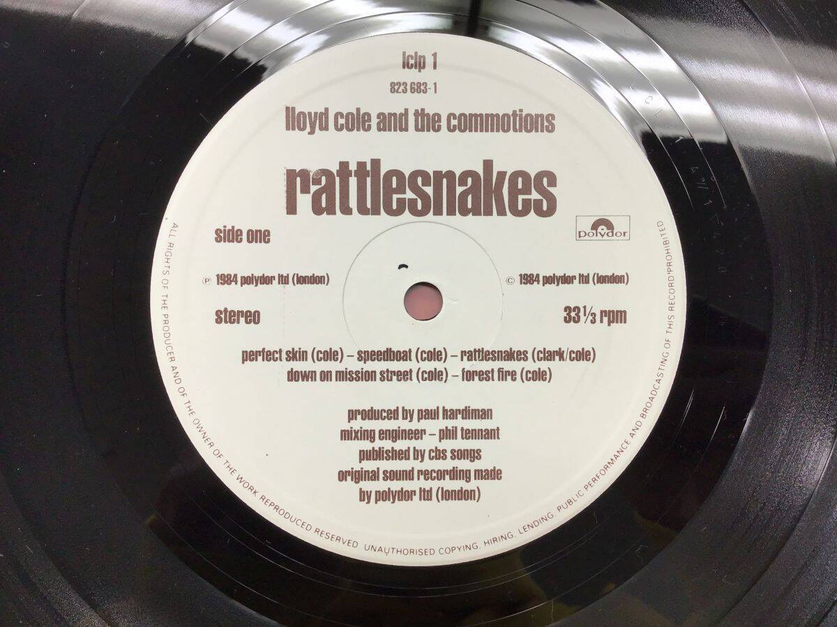 LP / LLOYD COLE AND THE COMMOTIONS / RATTLESNAKES 7451RG(その他)｜売買された ...