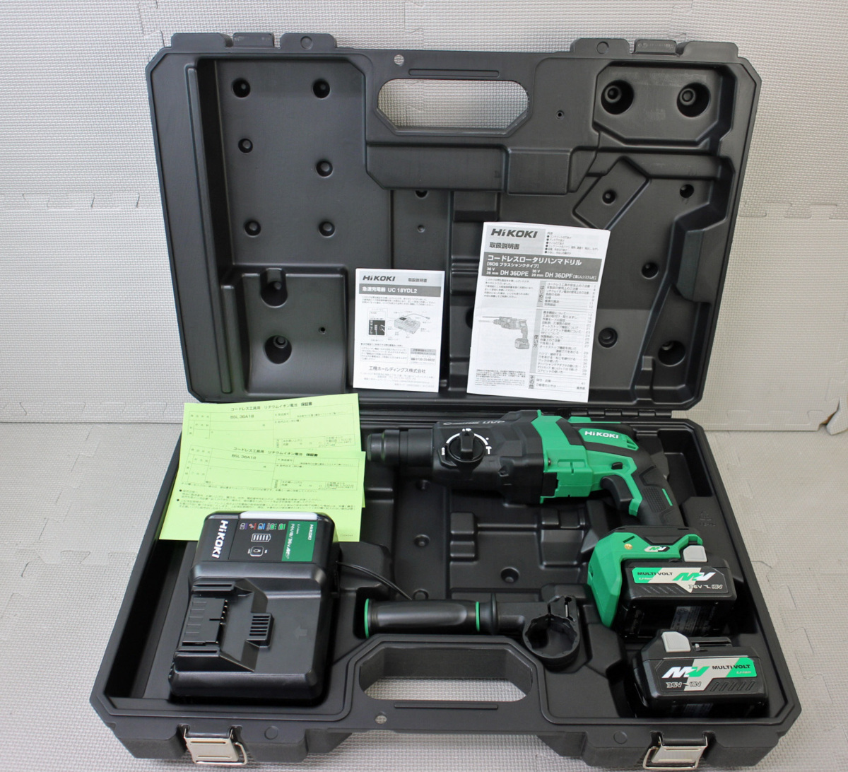 開封済み HiKOKI コードレス ロータリハンマドリル DH36DPE 2XP ハイコーキ(本体)｜売買されたオークション情報、yahooの ...