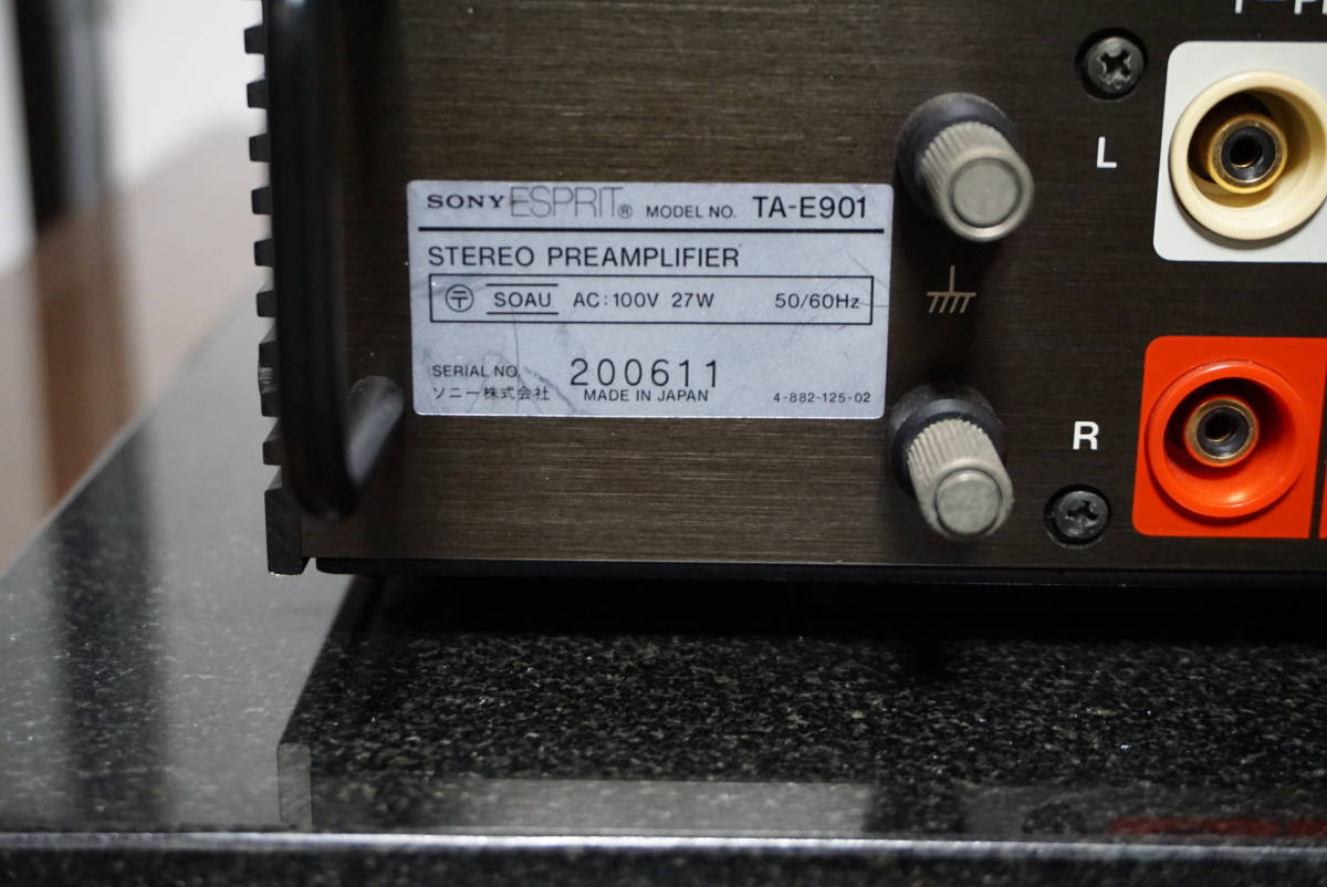 SONY ESPRIT TA-E901 STEREO PRE-AMPLIFIER ソニー エスプリ(ソニー)｜売買されたオークション情報 ...