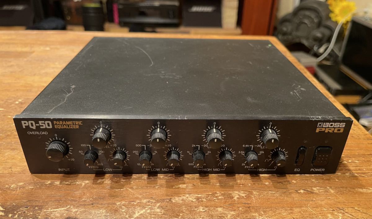 PQ-50 BOSS PRO シリーズ PARAMETRIC EQUALIZER Roland パラメトリック イコライザー(エフェクター ...