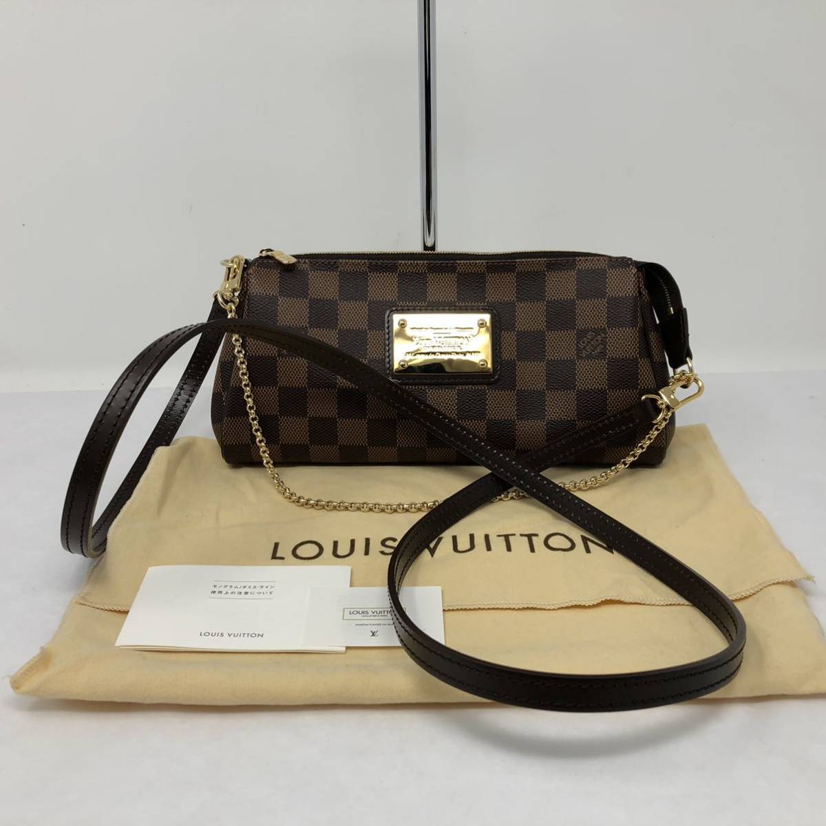 LOUIS VUITTON ルイヴィトン ダミエ エヴァ ハンドバッグ ポーチ 2WAY ショルダーバッグ 正規品 AA5110(ショルダーバッグ)｜売買されたオークション情報、yahooの ...