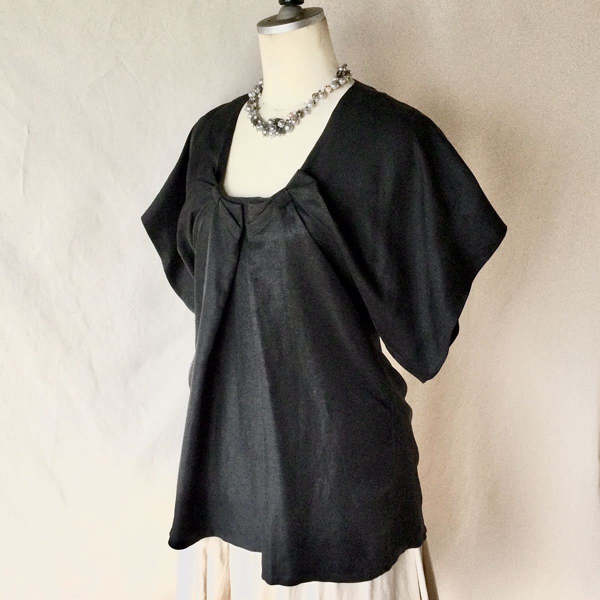 麻 キュプラ Le Dome EDIFICE/ IENA チュニック ブラウス カットソー イエナ AD Alexandra Delloye PARIS フランス アレクサンドラデロア ...