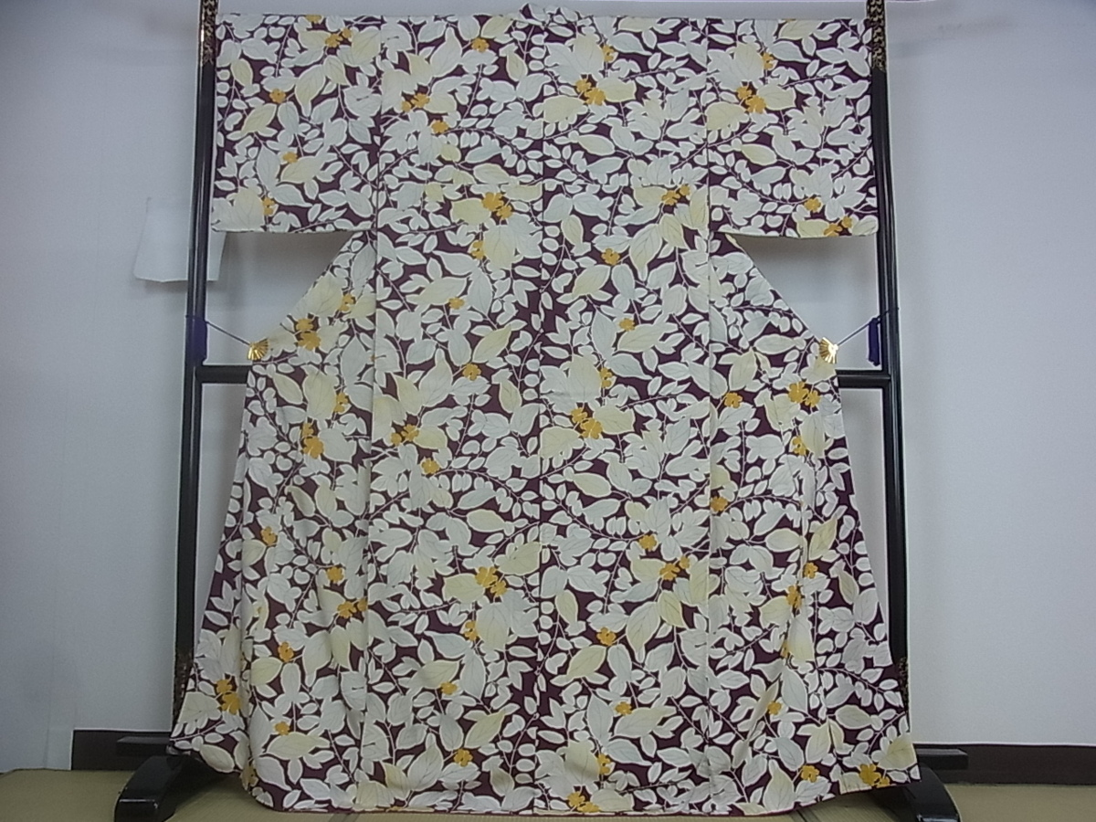 花美人 上質な小紋 手描き 草花 逸品 ic1324(仕立て上がり)｜売買されたオークション情報、yahooの商品情報をアーカイブ公開 ...