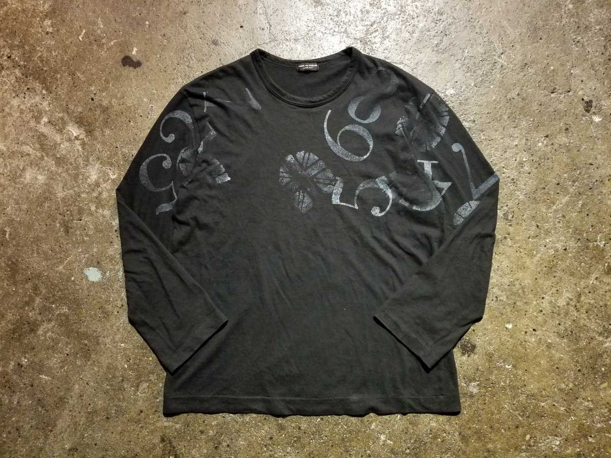 COMME des GARCONS HOMME PLUS 95AW 数字プリントカットソー 1995AW AD1995 90s コムデ ...