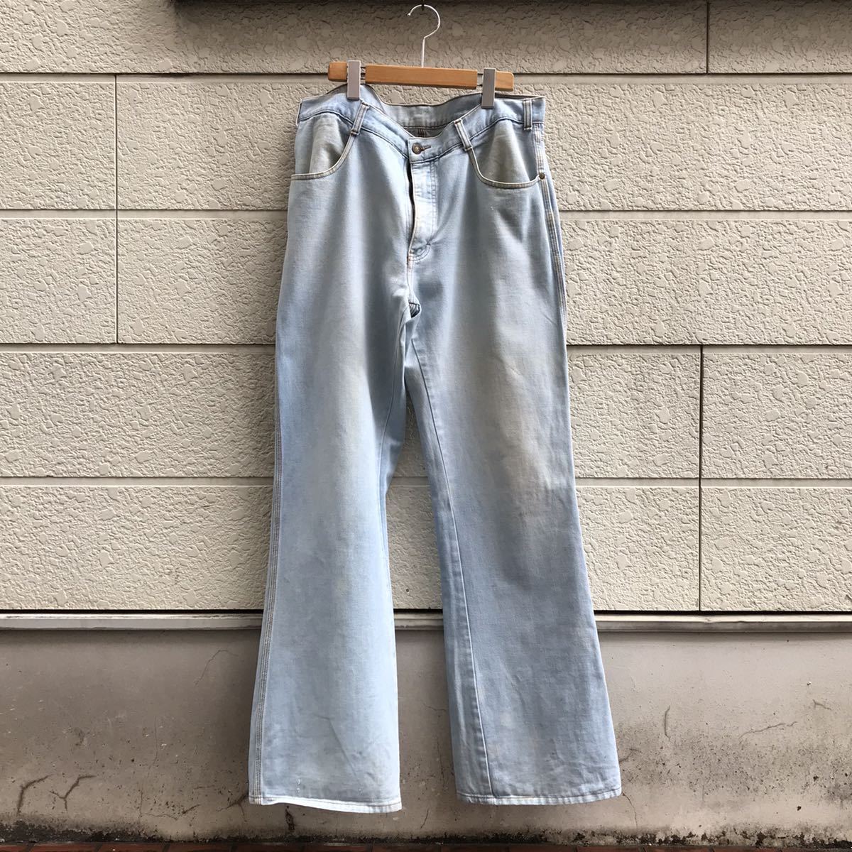 70s 80s USA オールドギャップ gap 小文字タグ フレアデニム ブーツカット フレアパンツ デザインデニム ビッグサイズ vintage W38(ジーンズ)｜売買されたオークション ...