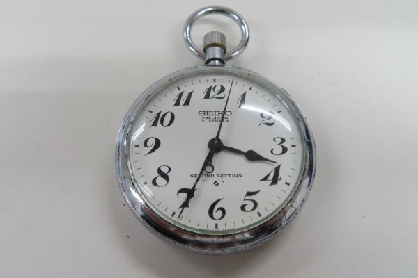 7528/mk/05.11 稼働品 鉄道時計 セイコー SEIKO PRECISION 懐中時計 21石 手巻き 35413(その他)｜売買さ ...