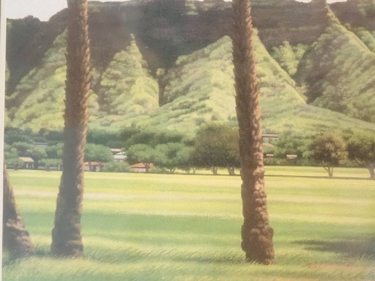 GARY REED ゲーリー リード Hawaiiダイヤモンドヘッド絵画 サイン ハワイワイキキ コアウッド(グラフィック)｜売買された ...