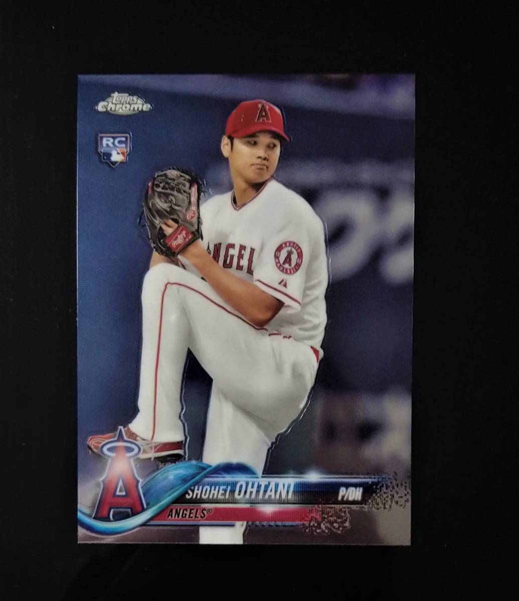 大谷 翔平 Shohei Ohtani 2018 Topps Chrome Cardsルーキーカード Baseball #150 No.150 Rookie Card RC トレーディング ...