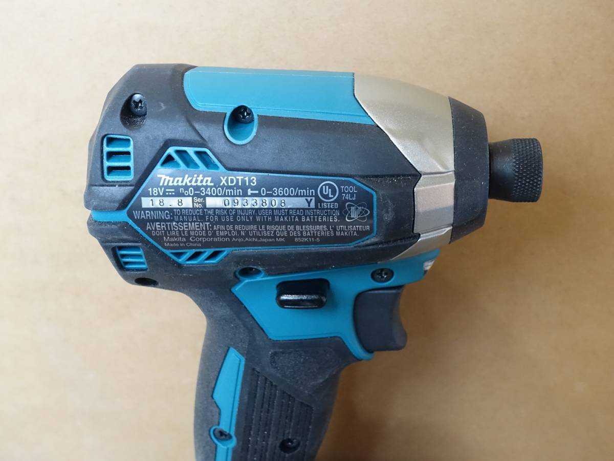 マキタ 18V 充電式インパクトドライバー モデル XDT13 日本国内仕様アンビル交換済み(本体)｜売買されたオークション情報、yahooの ...