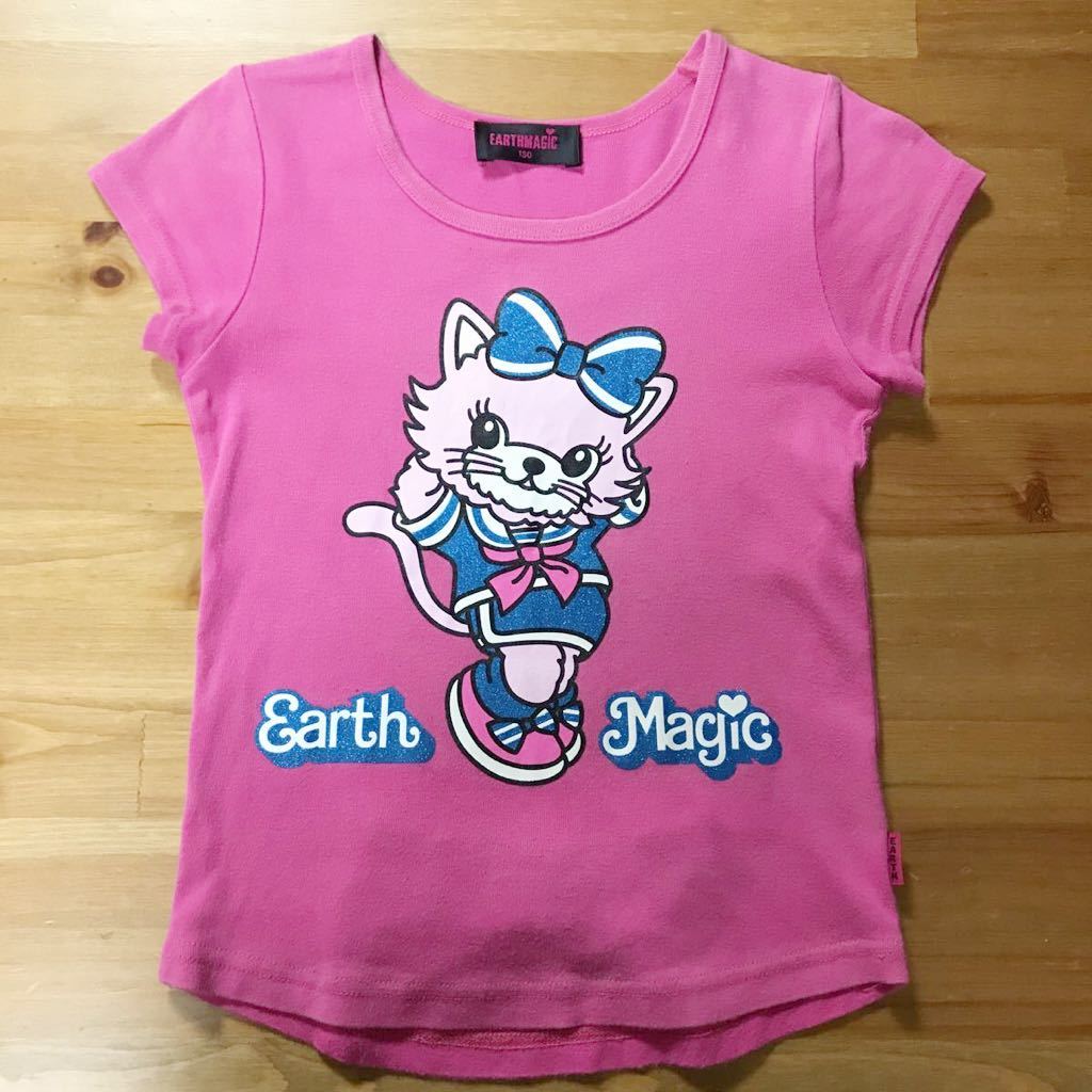 アースマジック ピンキー Tシャツ 半袖 シャツ 130 120 EARTHMAGIC 日本製 ピンク トップス 半袖Tシャツ リボン(その他)｜売買されたオークション情報、yahooの商品 ...