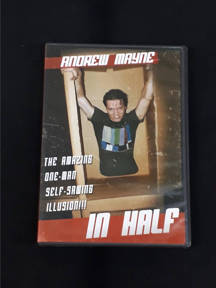 1588 手品 IN HALF イン ハーフ ANDREW MAYNE アンドリューメイン レア DVD マジック トリック レクチャー(マニュアル)｜売買されたオークション情報、yahooの ...