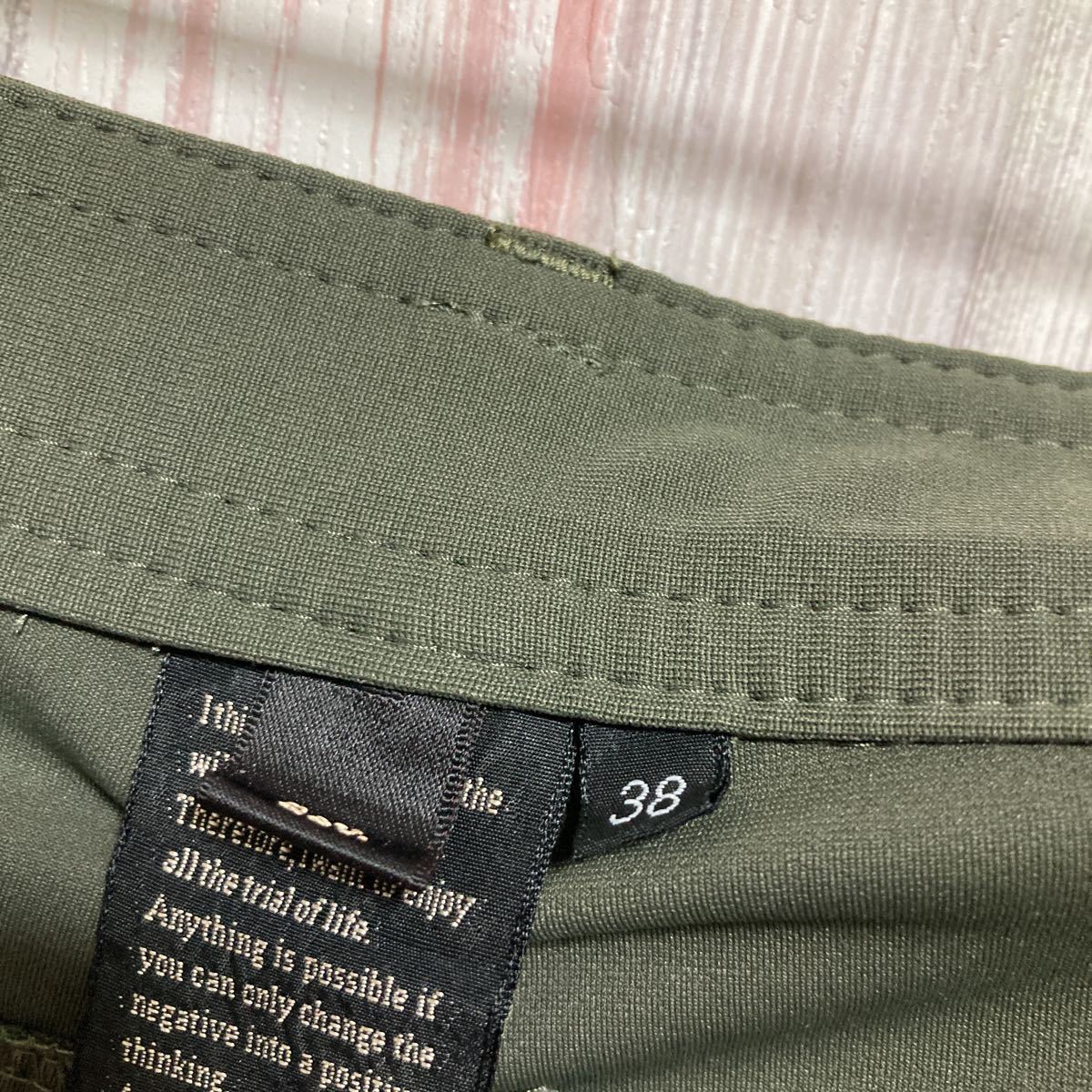 ソブ sov. ダブスタ メリルハイテンションパンツ ストレッチ イージーパンツ size：38 カーキ 210619(女性用)｜売買されたオークション情報、yahooの商品情報をアーカイブ ...