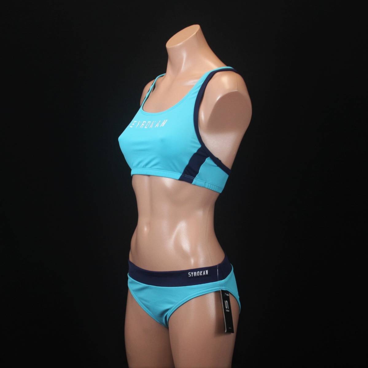 H3374 セクシー 水着 SYROKAN ツーピース XL相当 セットアップ ビキニ ビーチバレー 水泳 スイム 水色 スポーツブラ スポーツブルマ(ツーピース)｜売買されたオークション情報 ...