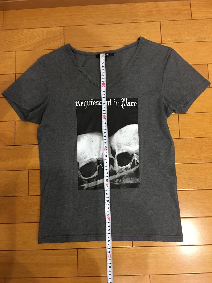 シェラック SHELLAC 44 V字 Tシャツ グレー 綿100％(トップス)｜売買されたオークション情報、yahooの商品情報をアーカイブ公開 - オークファン（aucfan.com）