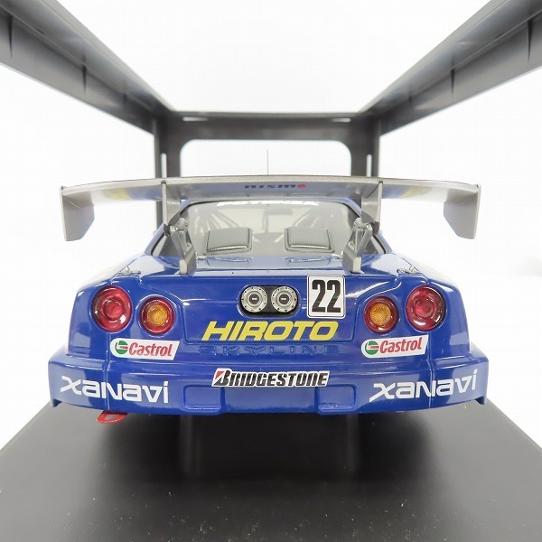 AUTOart/オートアート 1/18 NISSAN SKYLINE/日産スカイライン JGTC 2001 #22 XANAVI HIROTO GTR R34 ミニカー /080(レーシング ...