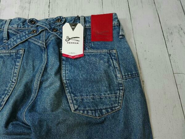 タグ付き DENHAM RED LABEL デンハム レッドレーベル 日本製 CROSSBACK MIJPクロスバックジーンズ デニム ブルー ...