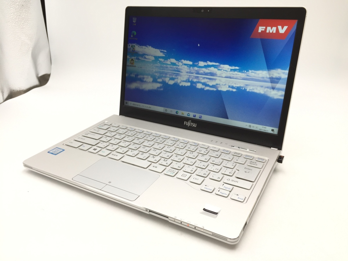 富士通 FUJITSU FMV LIFEBOOK SH75/B1 FMVS75B1W ノートPC 13.3型 2017年製 Win10 i5 ...