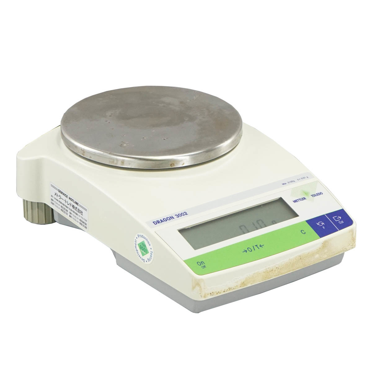 DW METTLER TOLEDO DRAGON 3002 電子天秤 天びん Max 3100g d=0.01g ACアダプター ...