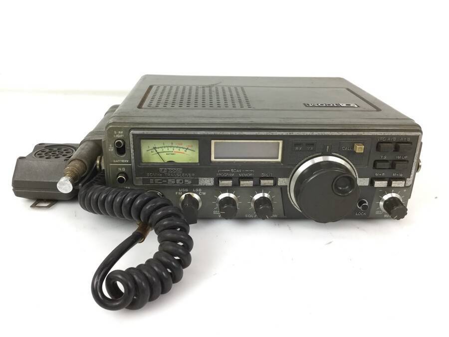 ICOM IC-505 50MHz トランシーバー マイク付き 現状品(モービル)｜売買されたオークション情報、yahooの商品情報を ...