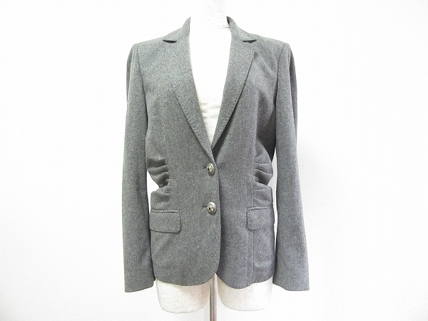 #wnc エトロ ETRO ジャケット 40 グレー カシミヤ混 イタリア製 レディース 674211(ジャケット、上着)｜売買されたオークション情報、yahooの商品情報をアーカイブ公開 ...