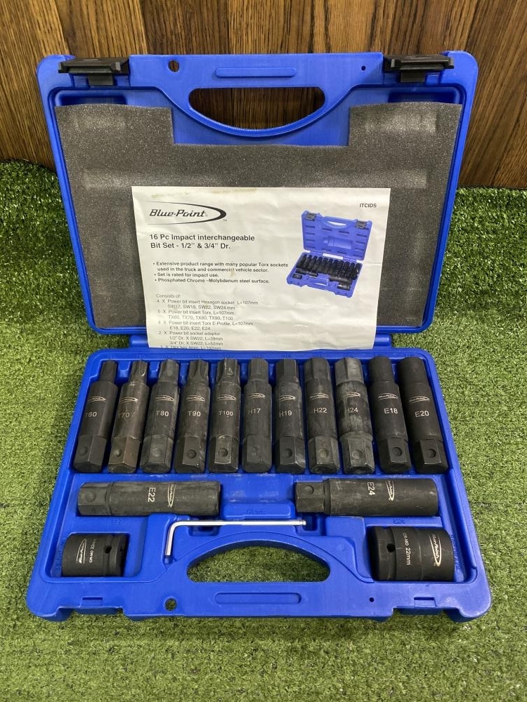 006 品 価格 BluePoint 16pcインパクトインターチェンジャブルビットセット ITCIDS 長期保管品(その他)｜売買されたオークション情報、yahooの商品情報をアーカイブ公開 ...