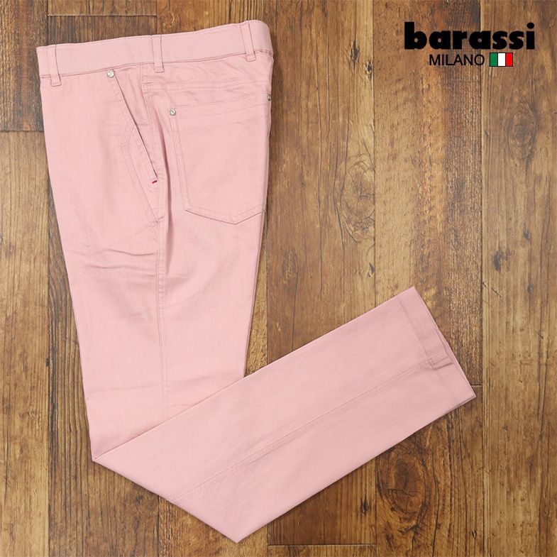 1円/barassi MILANO/48 L サイズ/美脚パンツ 清涼 麻綿ツイル グーンとストレッチ日本製生地 製品染 Italy刺繍 /ピンク/cy367/(Lサイズ)｜売買された ...