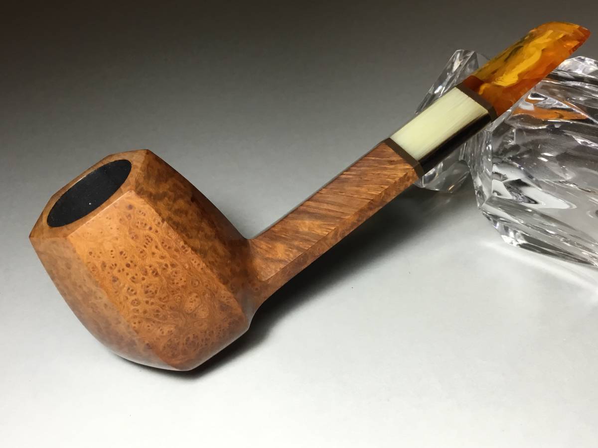 パイプ no.13 POUL ILSTED HAND CUT デンマーク DENMARK 琥珀 アンバー ヴィンテージ コレクション PIPE ...