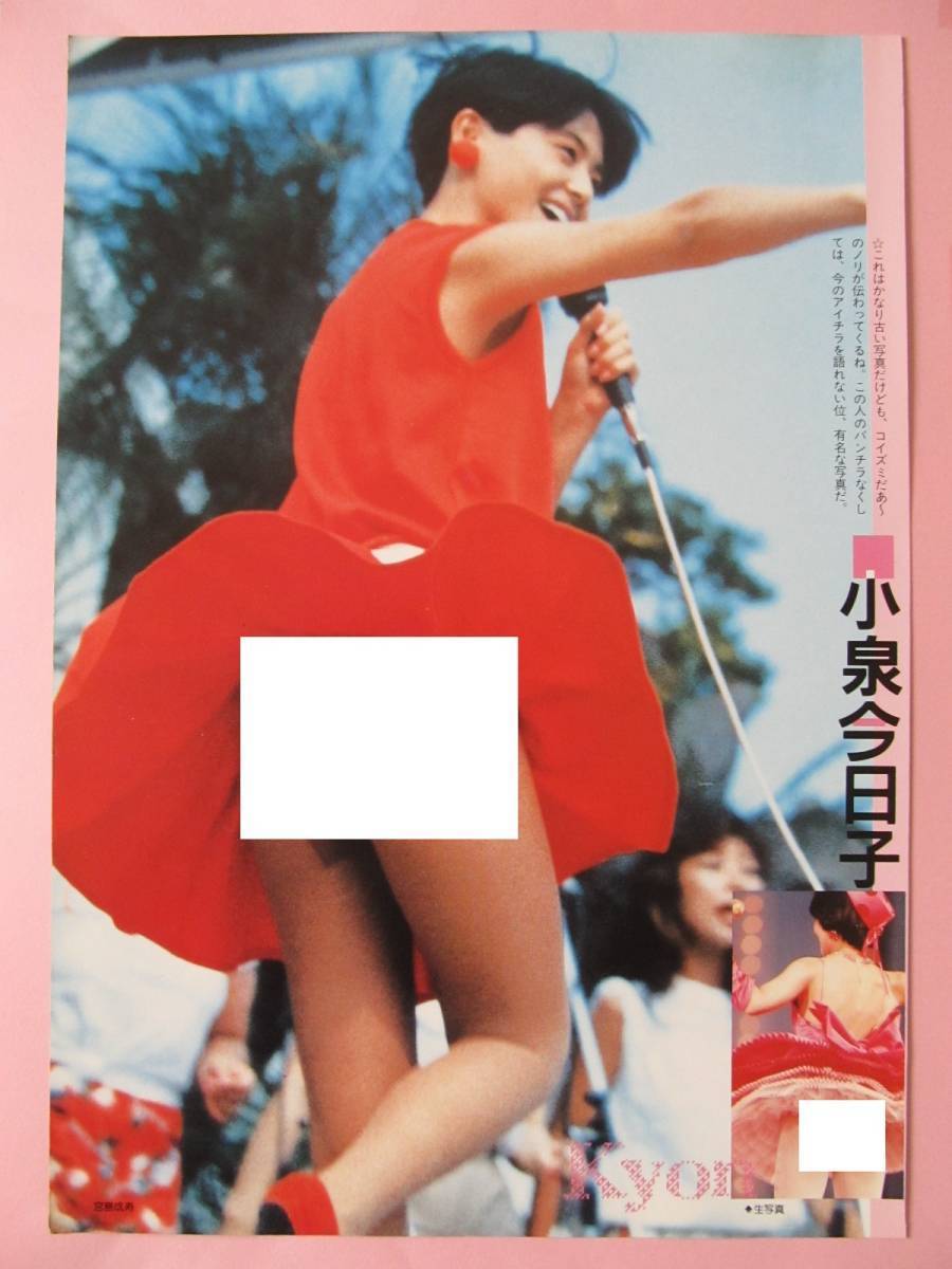訳あり品 小泉今日子 荻野目洋子 切り抜き 2P 一瞬生撮り / アイドル パンチラ atn2(タレント)｜売買されたオークション情報、yahooの商品情報をアーカイブ公開 - オークファン ...