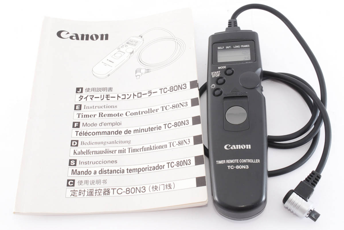実用品 Canon キャノン タイマーリモートコントローラー TC-80N3 #4768(キヤノン)｜売買されたオークション情報、yahooの ...