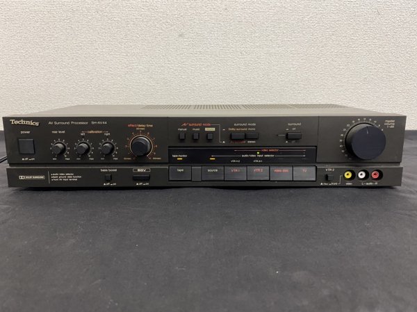 Technics テクニクス SH-AV44 AV SURROUND PROCESSOR サラウンドプロセッサー 通電確認済み オーディオ機器 ...