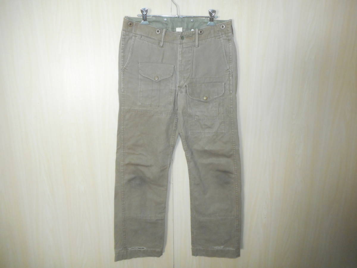 s302 RRL&CO. TROUSERS RALPH LAUREN ブッシュパンツ ダブルアールエル ラルフローレン size28/30 綿 ...