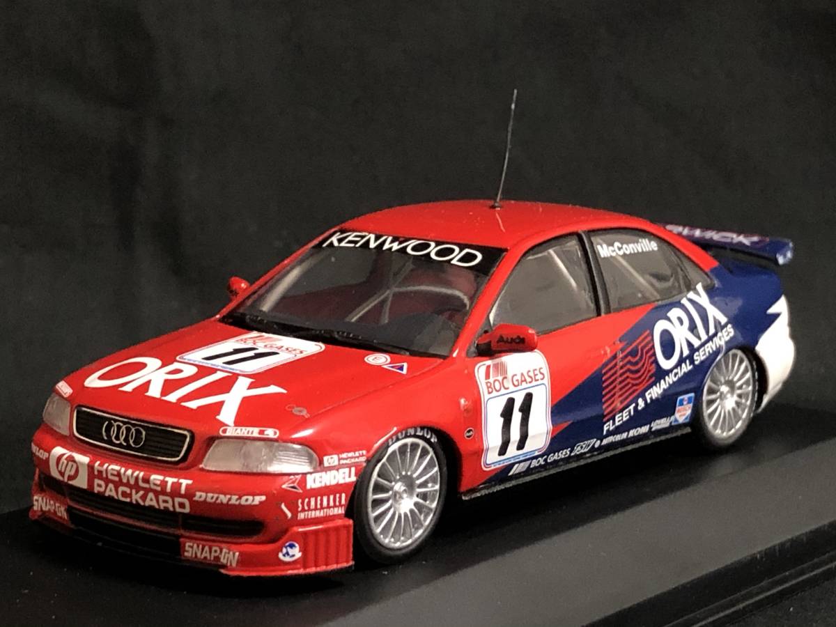 ミニチャンプス 1/43 アウディ A4 クアトロ ORIX Audi Sports Australia 1997 キャメロン マッコンヴィル ...