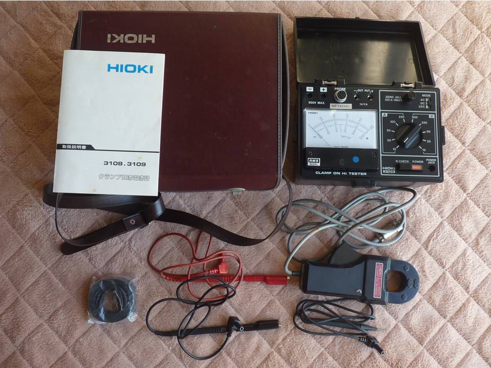 HIOKI 3108 CLAMP ON HI TESTER 日置 クランプ直流交流電流計 クランプ電流計(電気計測器)｜売買されたオークション ...