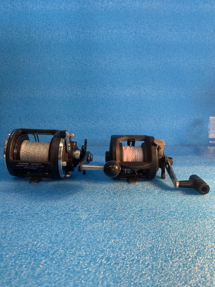 NO.1074.80.. RYOBI TRYMASTER 船 60/ SHIMANO Ajimatic 4000ES/ DAIWA SS-60 /SLS 小船 2000 / 4点まとめ 動作未 ...