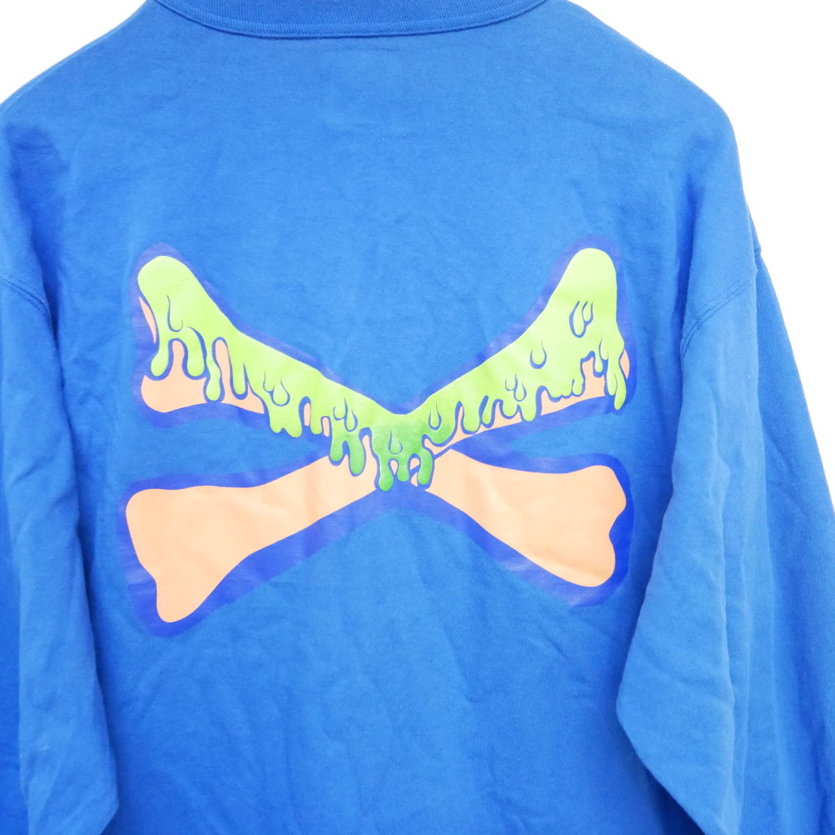 1円 良好 入手困難 WTAPS×MIN-NANO ミンナノ 19SS SLIMY BONES DESIGN LS 01 TEE COTTON ...