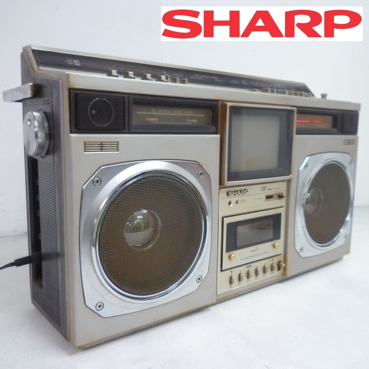 ラジカセ レトロ SHARP ラテカセ TV The Seacher CT-6001 83年製 ラジオ アナログテレビ カセット 昭和レトロ シャープ(ラジカセ)｜売買されたオークション情報 ...