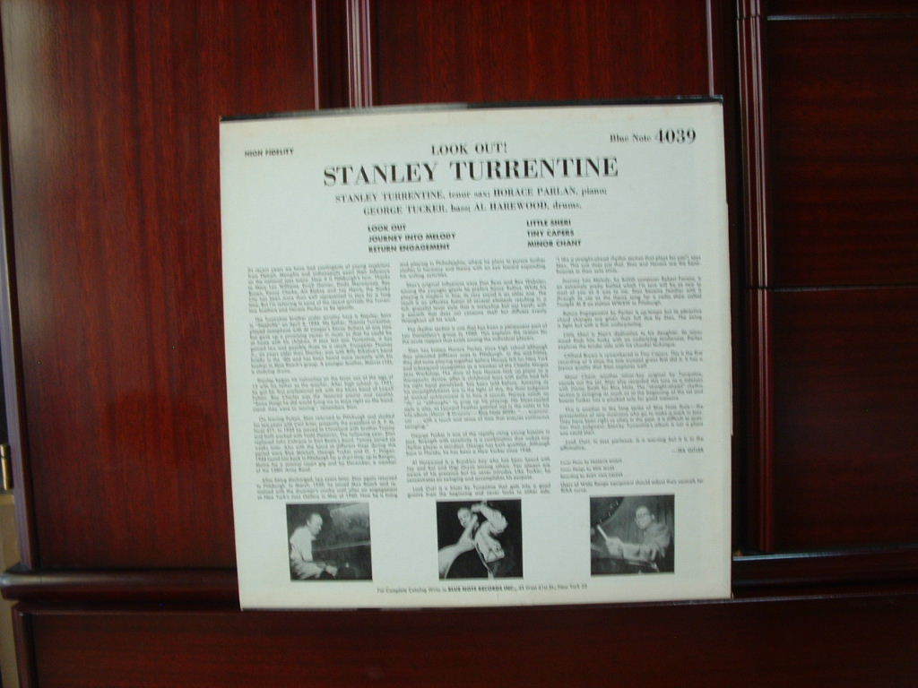 オリジナル極 NM STANLEY TURRENTINE / Look Out DG 63rd RVG Ear Horace Parlan ...